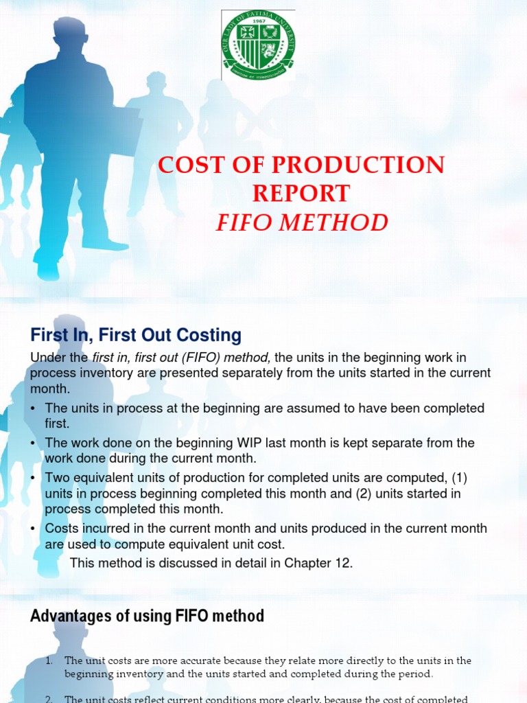 FIFO Costing for Manufacturing | PDF | Inventory | Cost