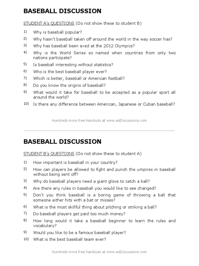 Baseball | PDF