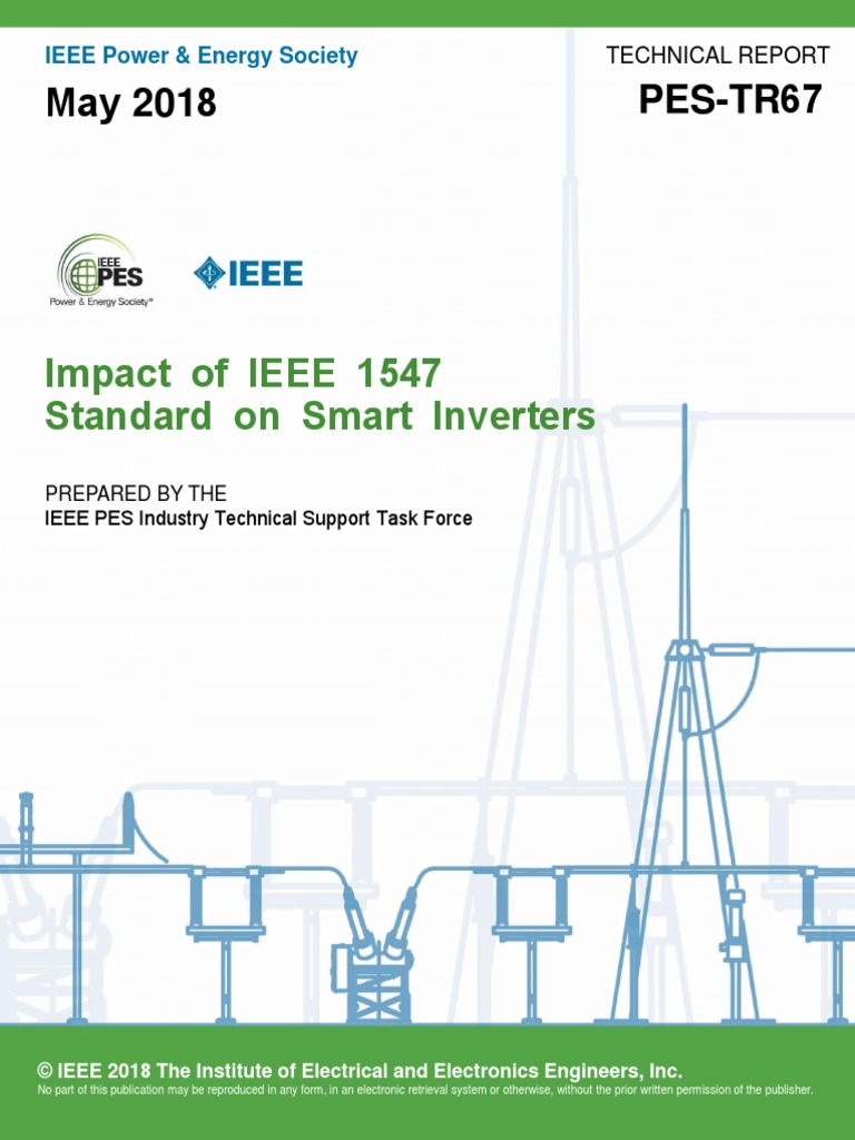 2018 - Impact of IEEE 1547 Standard On Smart Inverters PDF | PDF ...