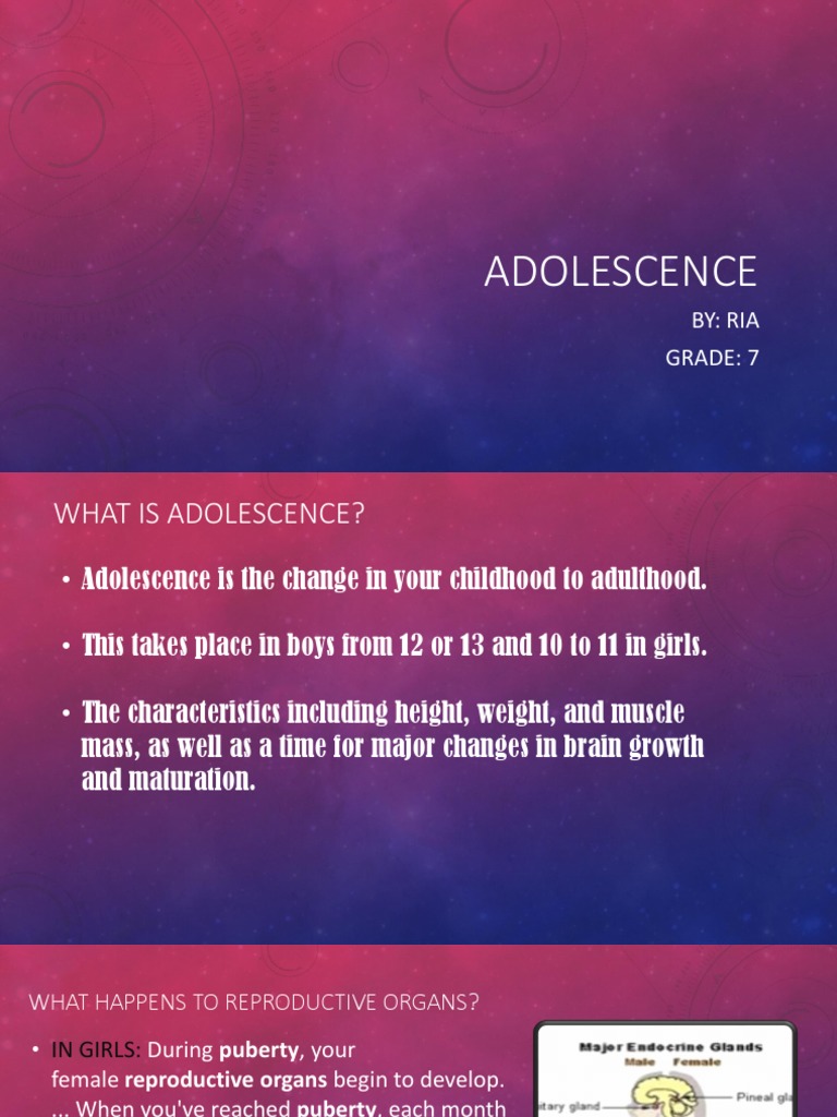 Understanding Adolescence and Gender Changes | PDF | Wellness
