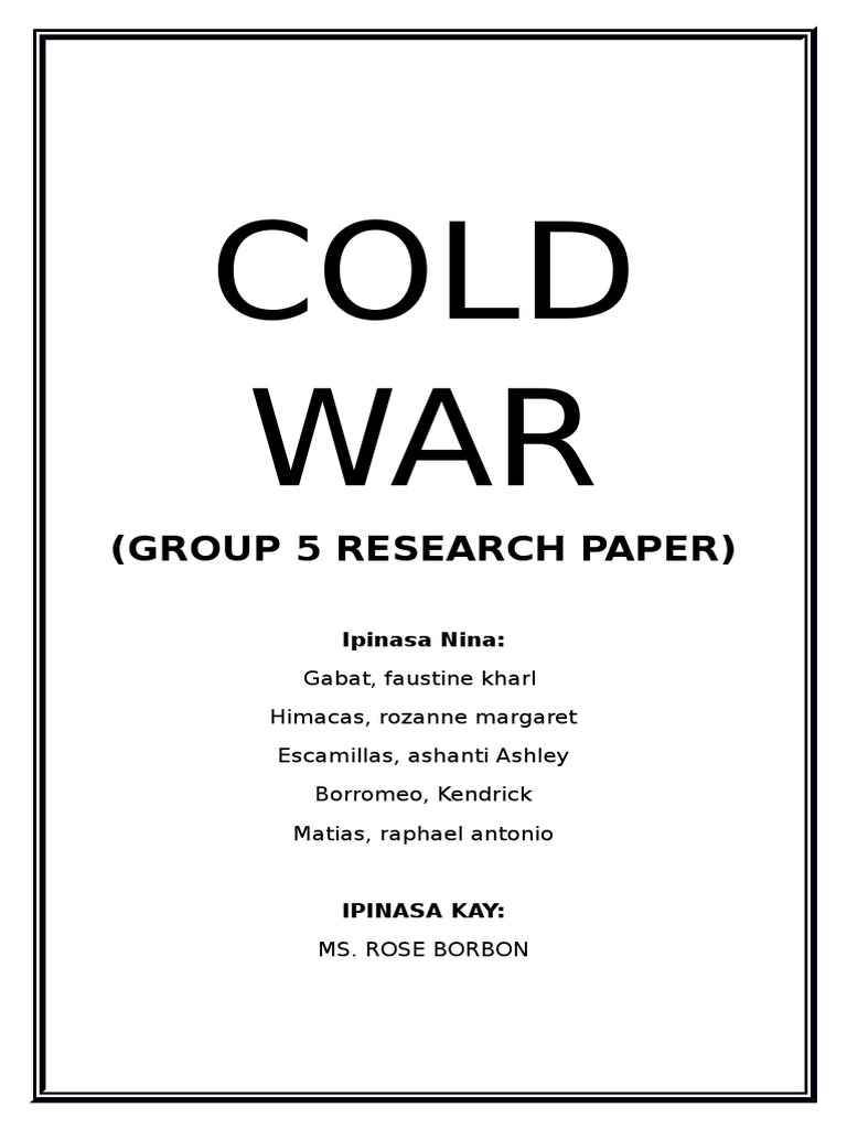 Cold War | PDF
