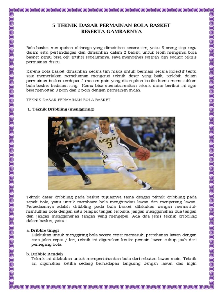 Sejarah Dan Teknik Dasar Permainan Bola Basket - Seputar Sejarah Sejarah Dan Teknik Dasar Permainan Bola Basket - Seputar Sejarah