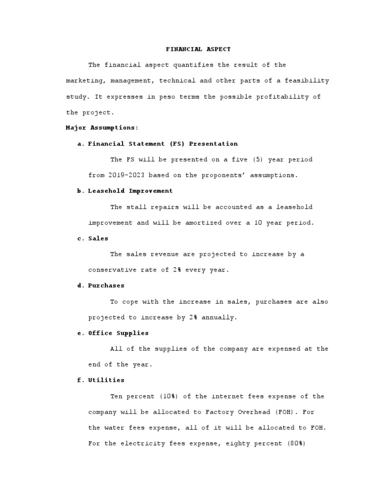 Marta's Financial Aspect | PDF | Revenue | Expense