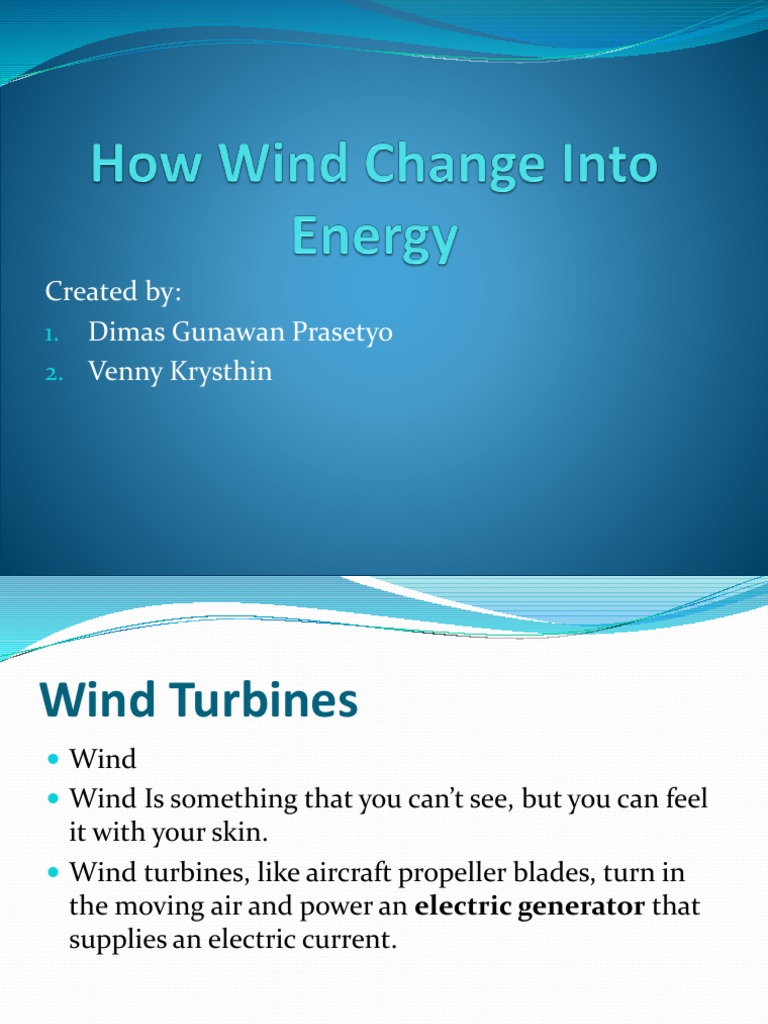 Wind Power Plant Processing | PDF