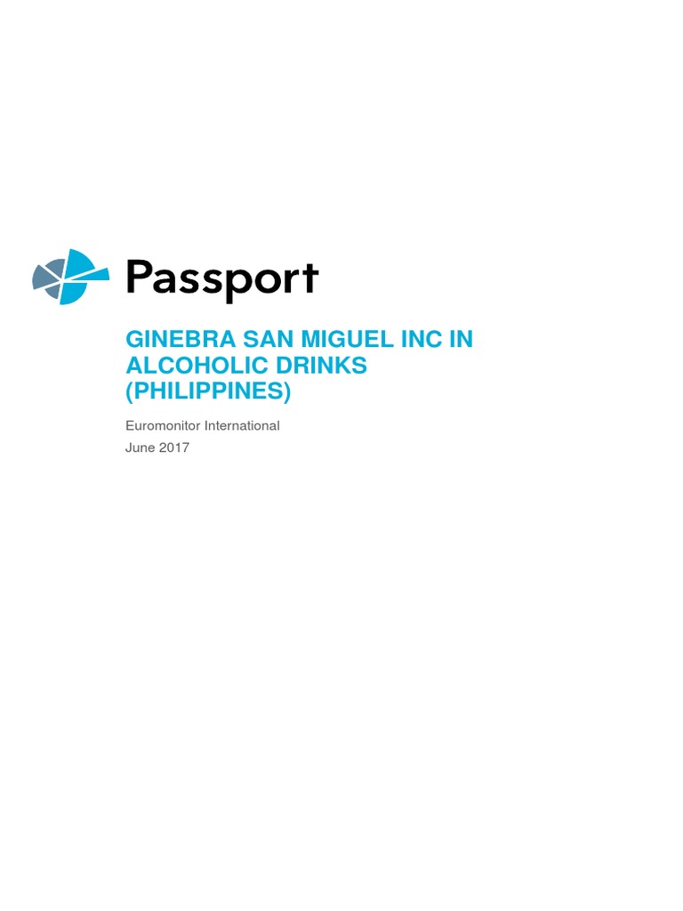 Ginebra San Miguel Inc in Alcoholic Drinks (Philippines) | PDF | Gin ...