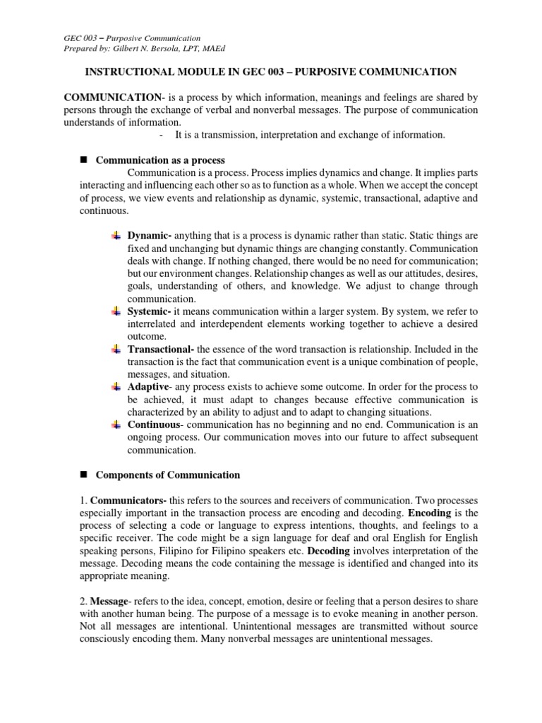 Purposive Communication | Nonverbal Communication | Communication ...