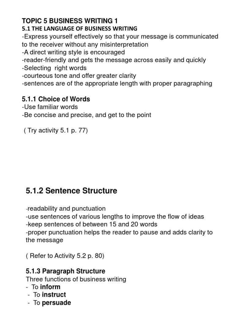 Effective Business Writing Techniques | PDF | Grammatical Number ...