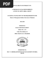 Project Report On CSR | PDF | Corporate Social Responsibility ...