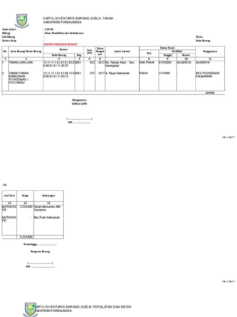 Contoh Balanko Kib | PDF
