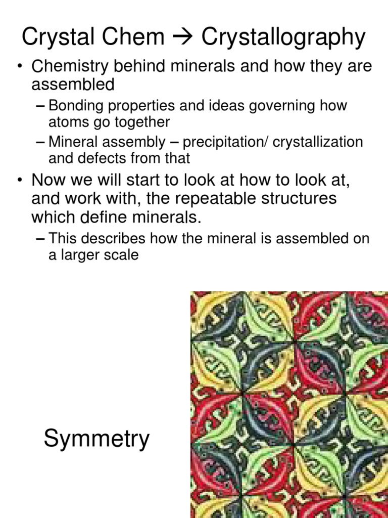 Crystal Chem Crystallography: - Chemistry Behind Minerals and How They ...