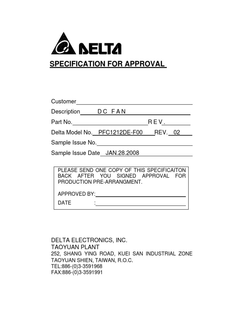 Specification For Approval | PDF | Electrical Engineering ...