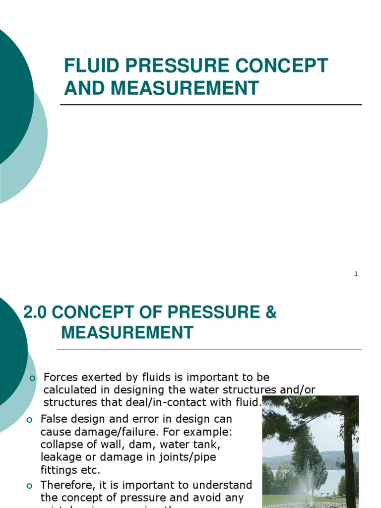 Zaman of Chapter 2 - Fluid Pressure | PDF | Pressure Measurement | Pressure