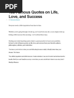 Top 101 Inspirational Quotes for Success | PDF