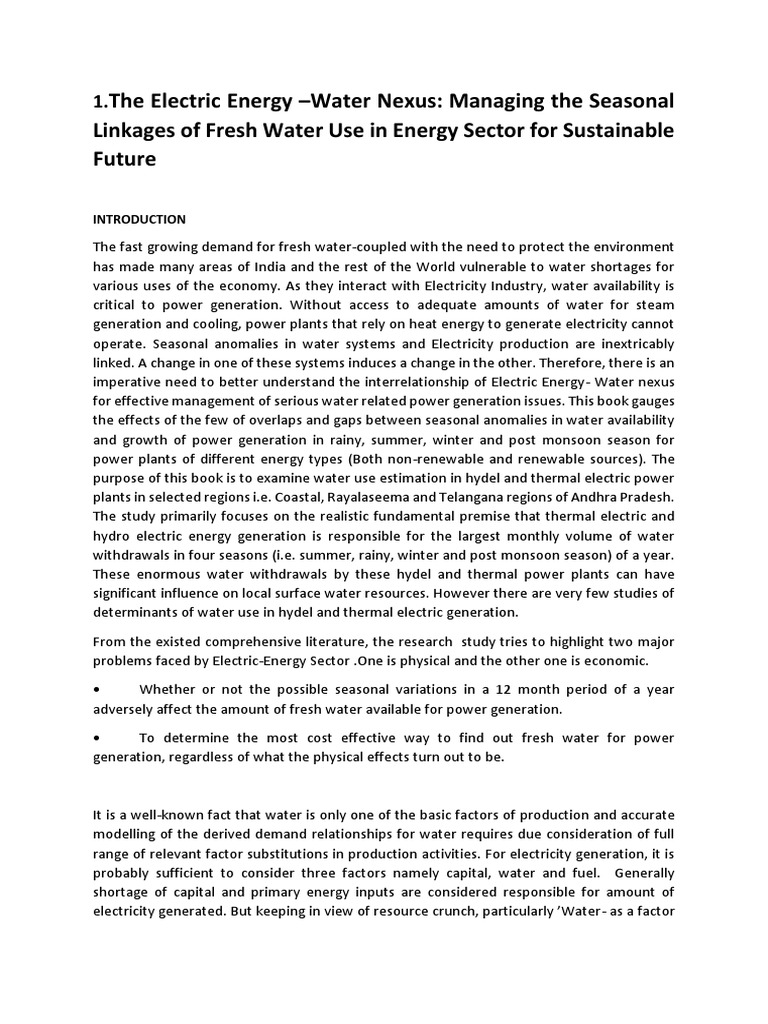 Research Projects | PDF | Electricity Generation | Power Station