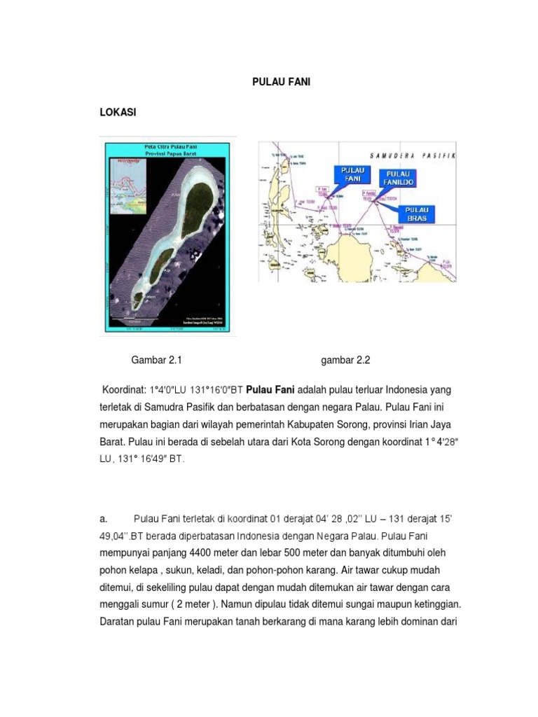 Pulau Fani | PDF