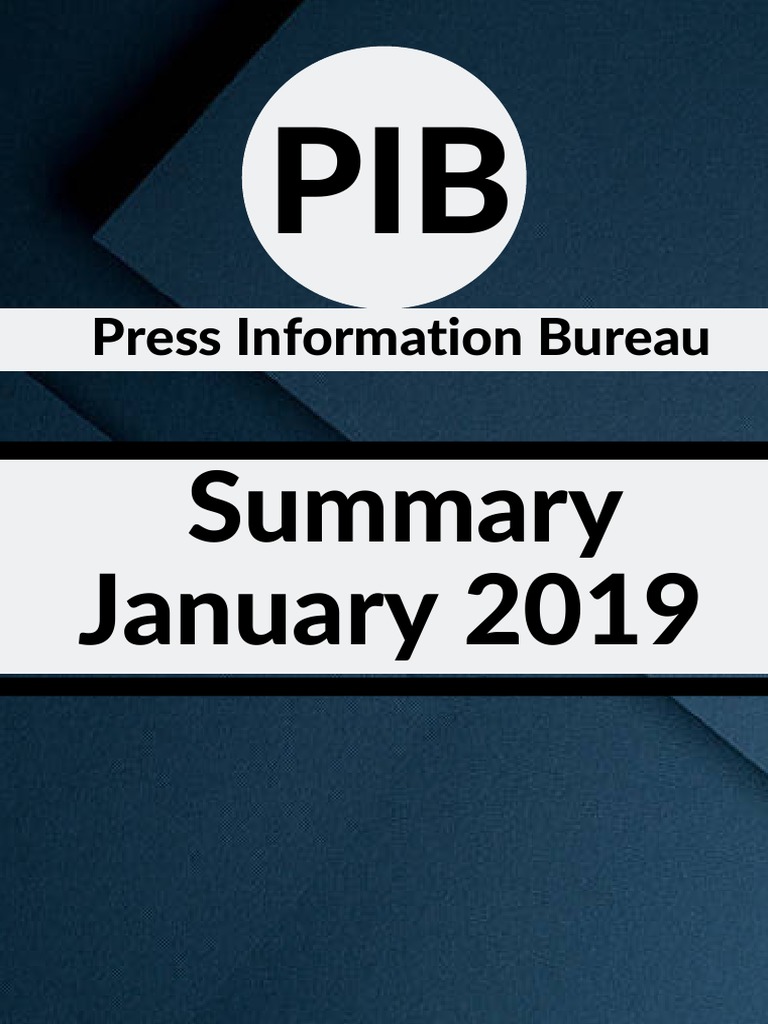 PIB Jan 19 Cover | PDF | Business