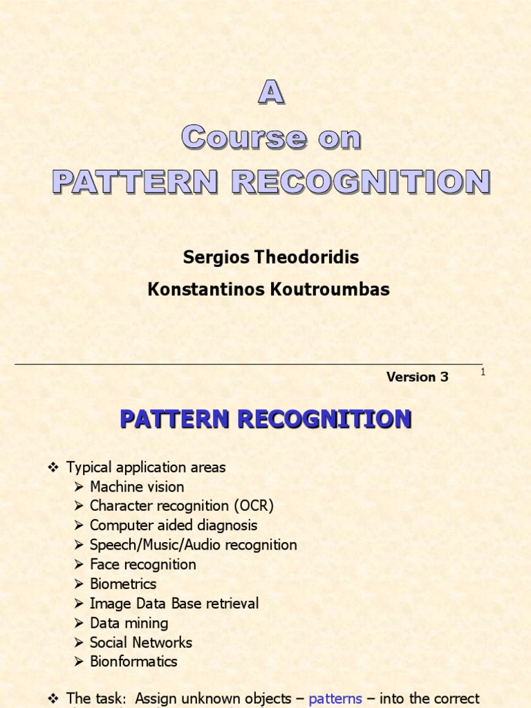 Sergios Theodoridis Konstantinos Koutroumbas | PDF | Bayesian Network ...
