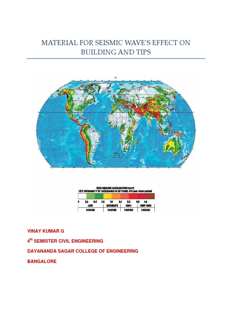 Seismic Wave Resistant Building Materials | PDF | Waves | Earthquakes