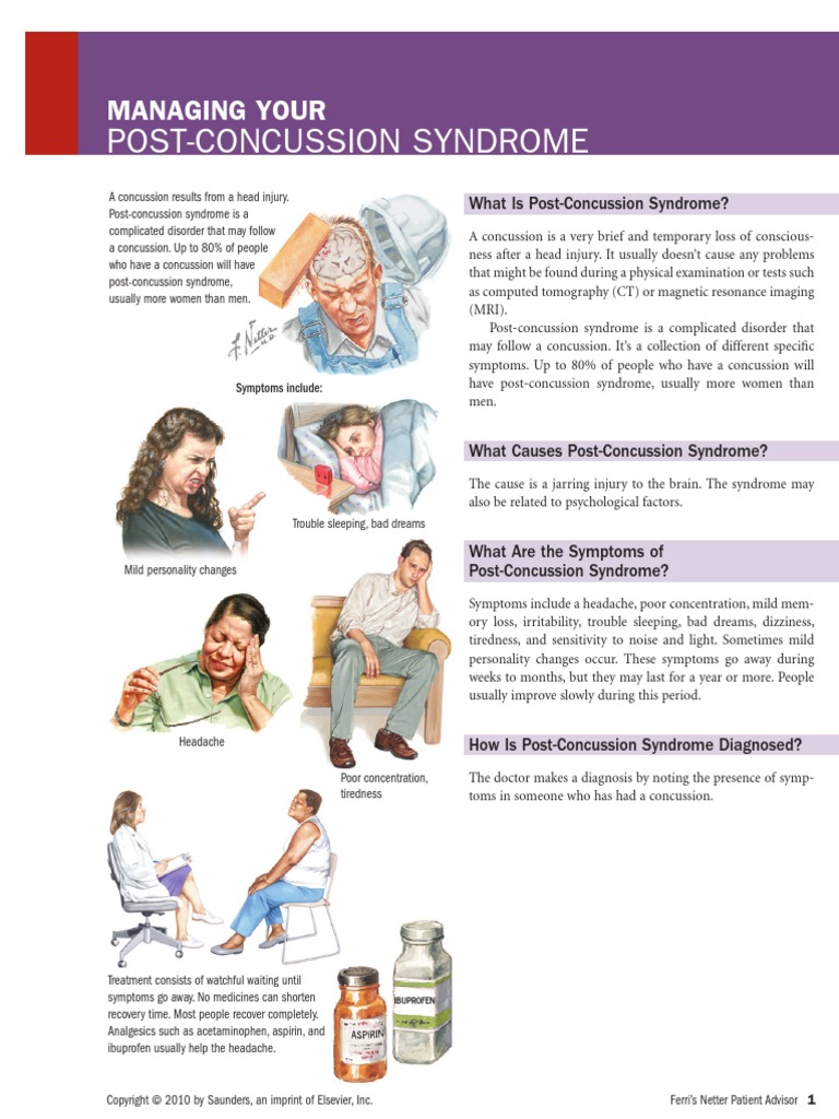 Post Concussion Syndrome | PDF | Concussion | Psychiatry