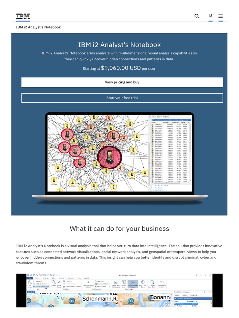 IBM I2 Analyst's Notebook: What It Can Do For Your Business | Download ...