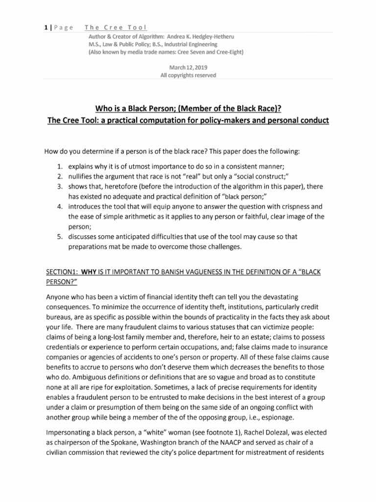 Cree Tool - White Paper | PDF