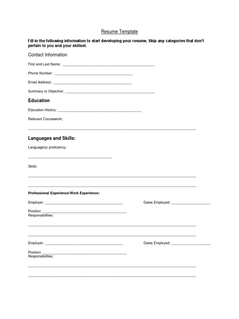 Startup Resume Template Guide | PDF | Career & Growth