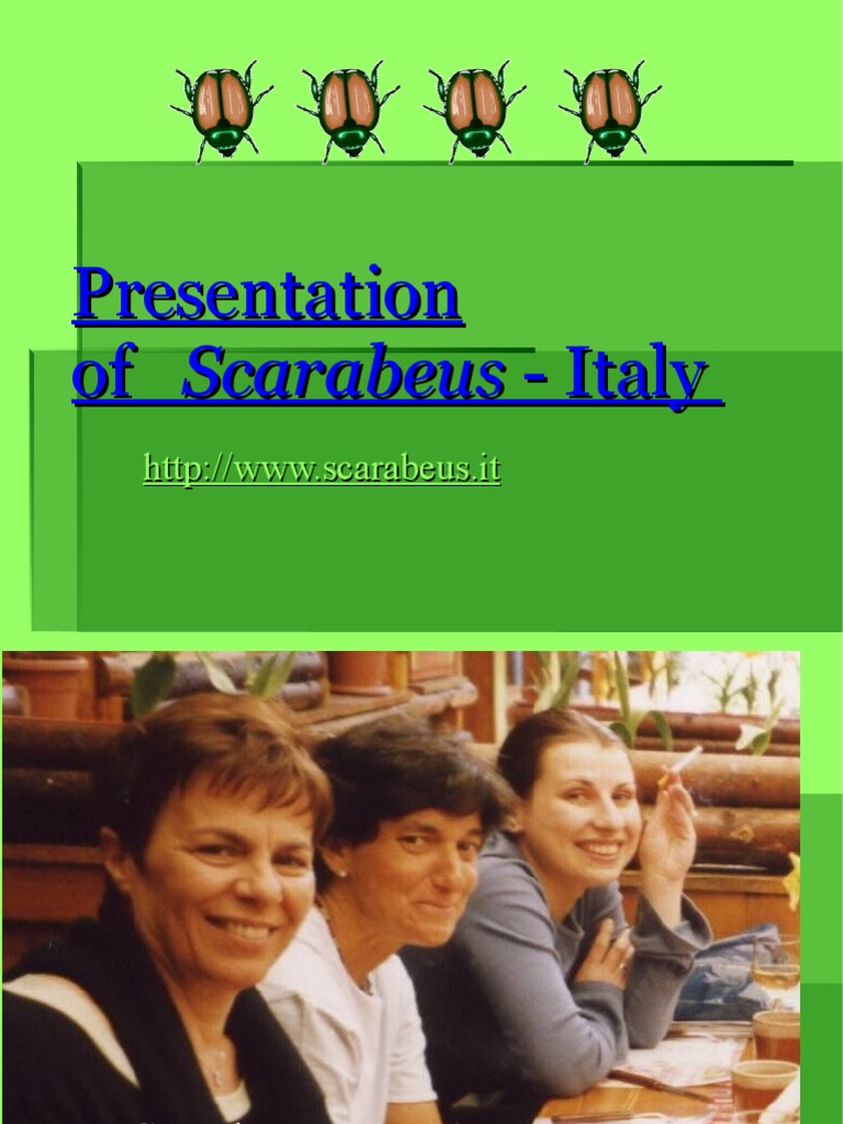 Scarabeus Presentation | PDF | Tuscany | Communication