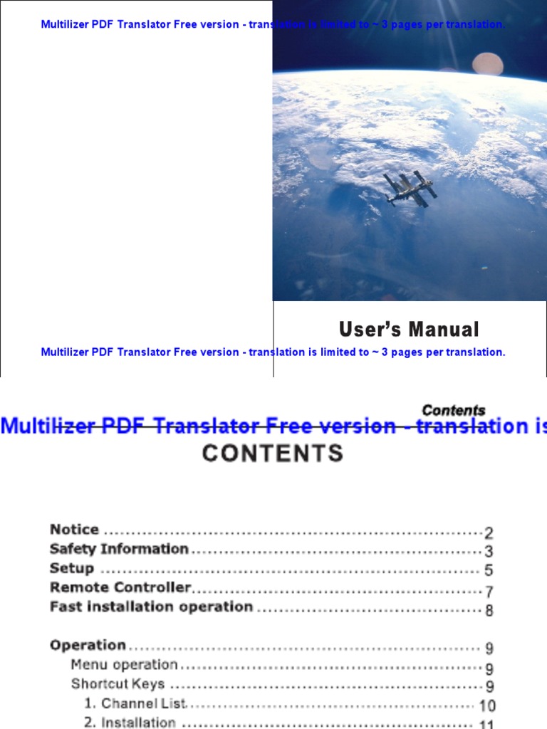 Free PDF Translator: 3-Page Limit | PDF