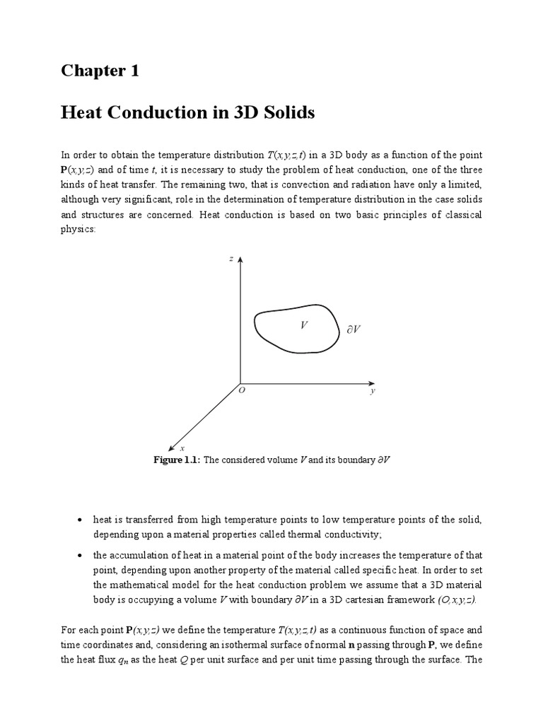 3D Heat Conduction in Solids | PDF | Heat Transfer | Thermal Conduction