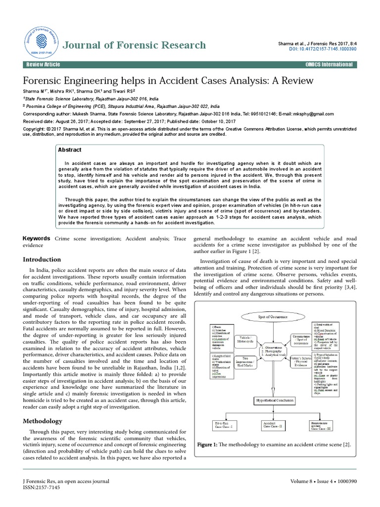 Forensic Engineering | PDF | Traffic Collision | Forensic Science