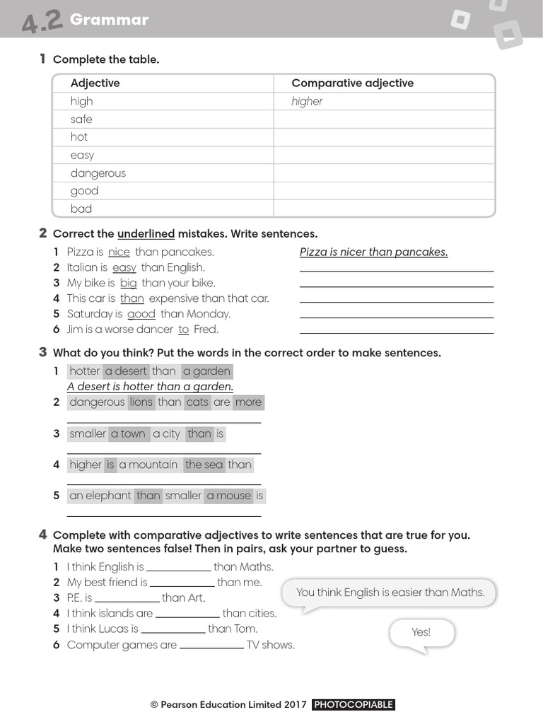Gg2 Unit4 Grammar2 Worksheet | PDF | Language Arts & Discipline