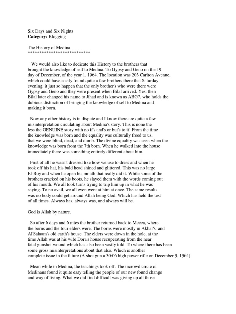 The Authentic History of Medina | PDF | Allah
