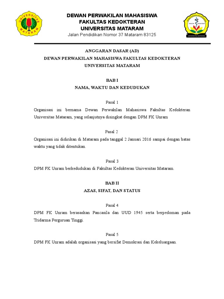 Ad Art DPM FK Unram | PDF