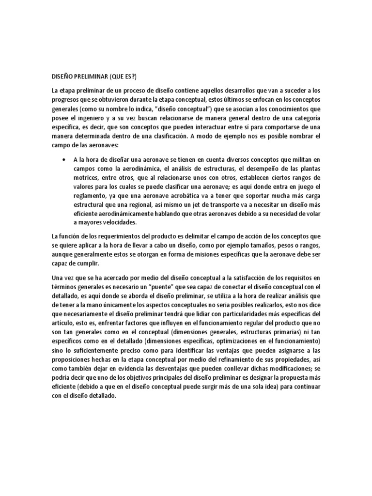 Diseño preliminar aeronáutico FAR 23 | PDF | Tren de aterrizaje | Aeronave