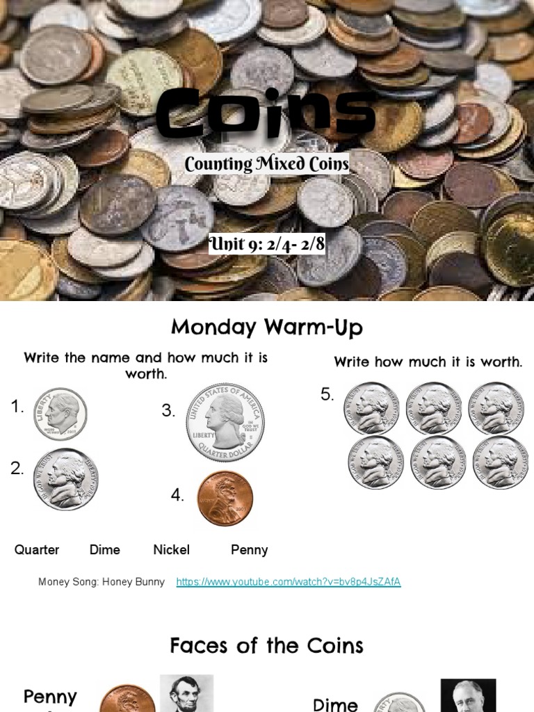 Coins | PDF | Nickel (United States Coin) | Penny (United States Coin)