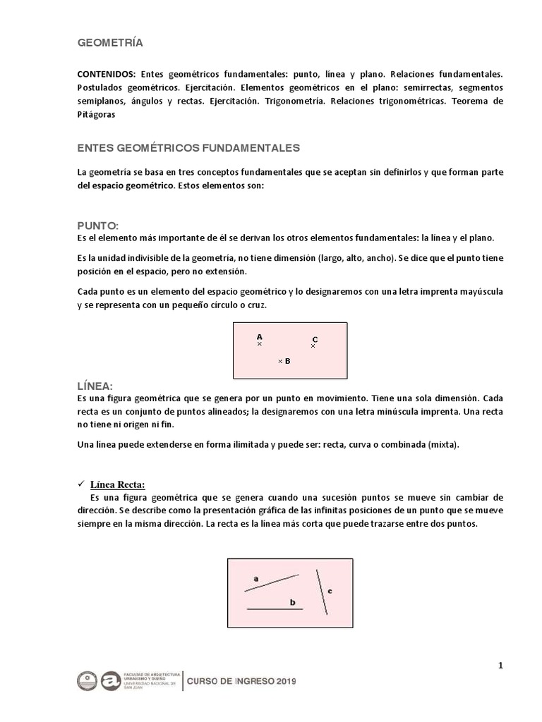 Taller 2 Conceptos Básicos de Geometria PDF | PDF | Triángulo | Línea (geometría)