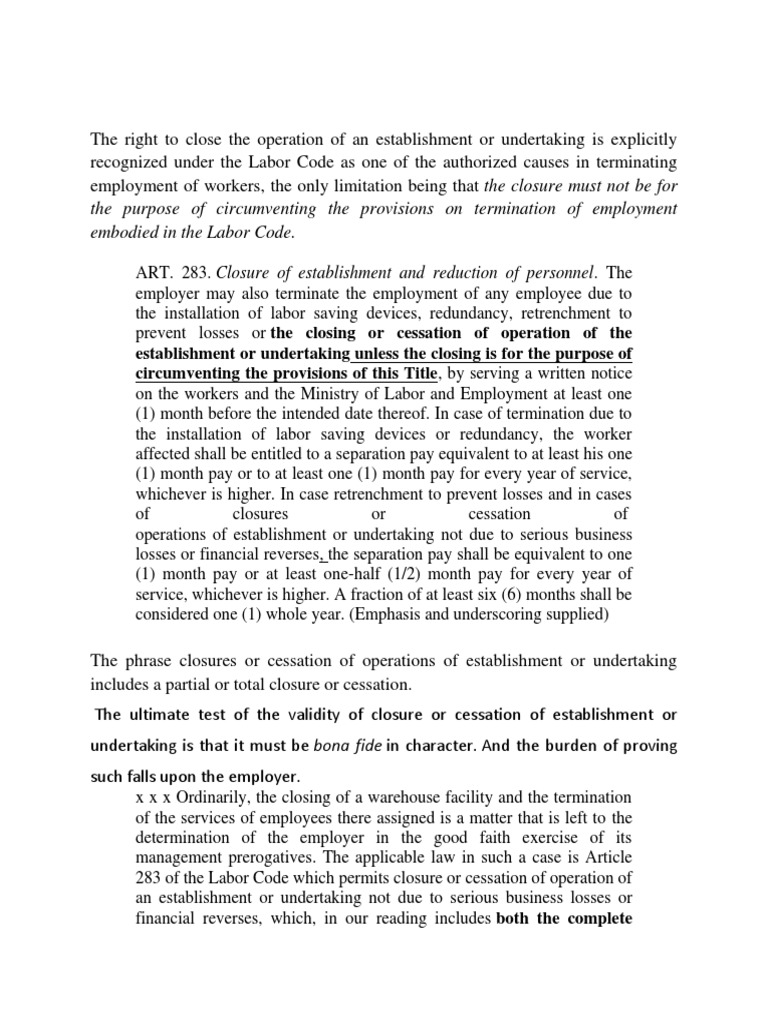 Case 2 | PDF | Layoff | Employment