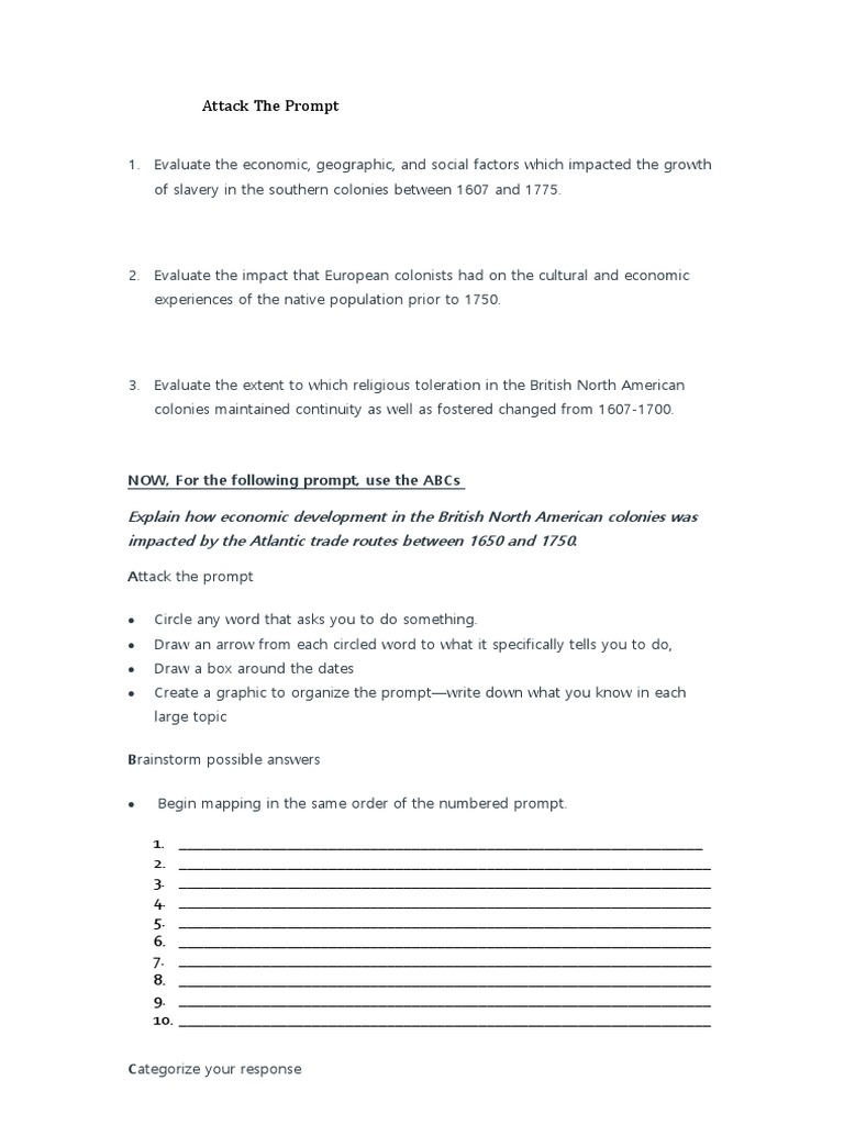 Explain How Economic Development in The British North American Colonies ...