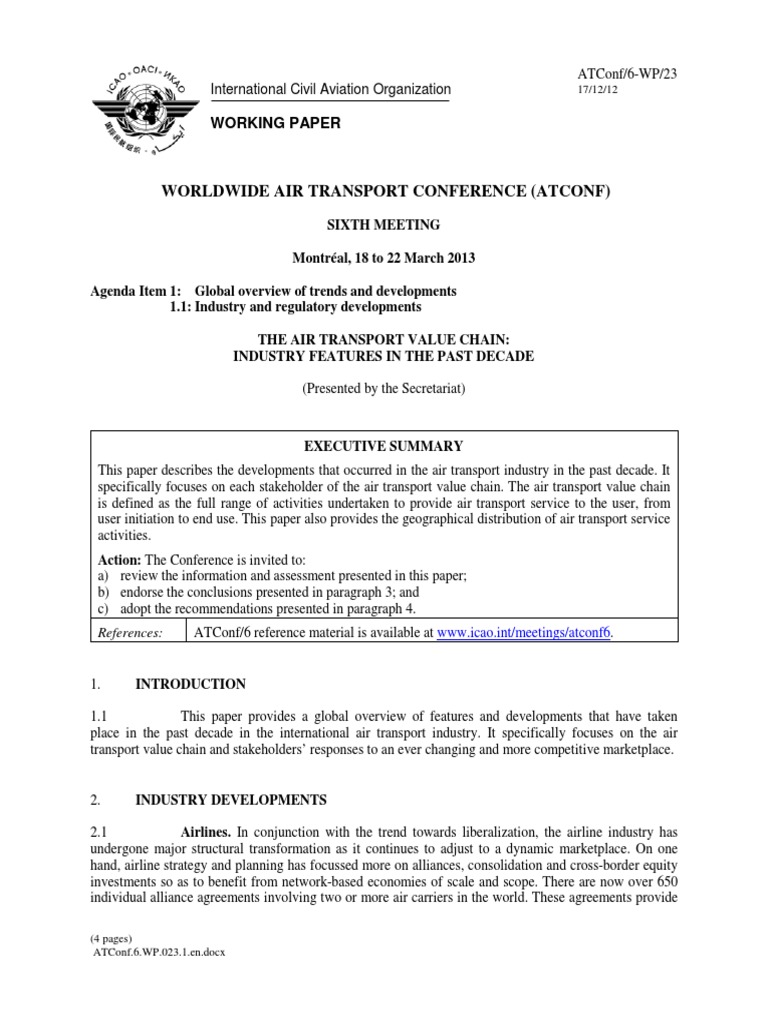 ICAO Aviation Training and Capacity-Building Roadmap - 2017 | PDF ...