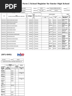 DepEd School Form 1 (SF 1) | PDF