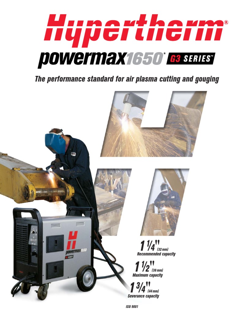 Powermax 1650 Spec Sheet PDF | PDF | Electric Arc | Power Supply