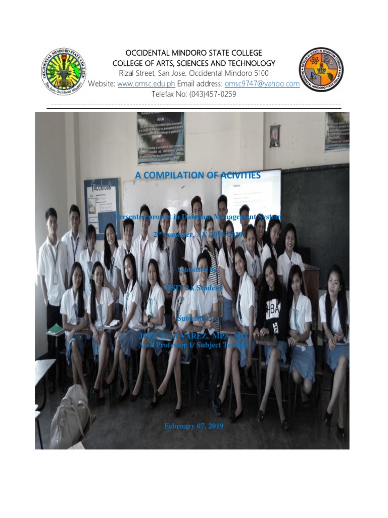 Jetrome Occidental Mindoro State College | PDF | Software Design ...