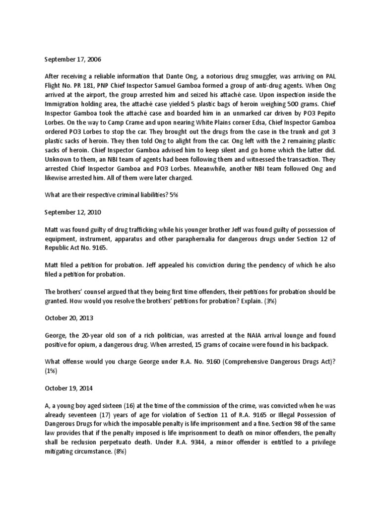 Bar Questions | Download Free PDF | Life Imprisonment | Sentence (Law)