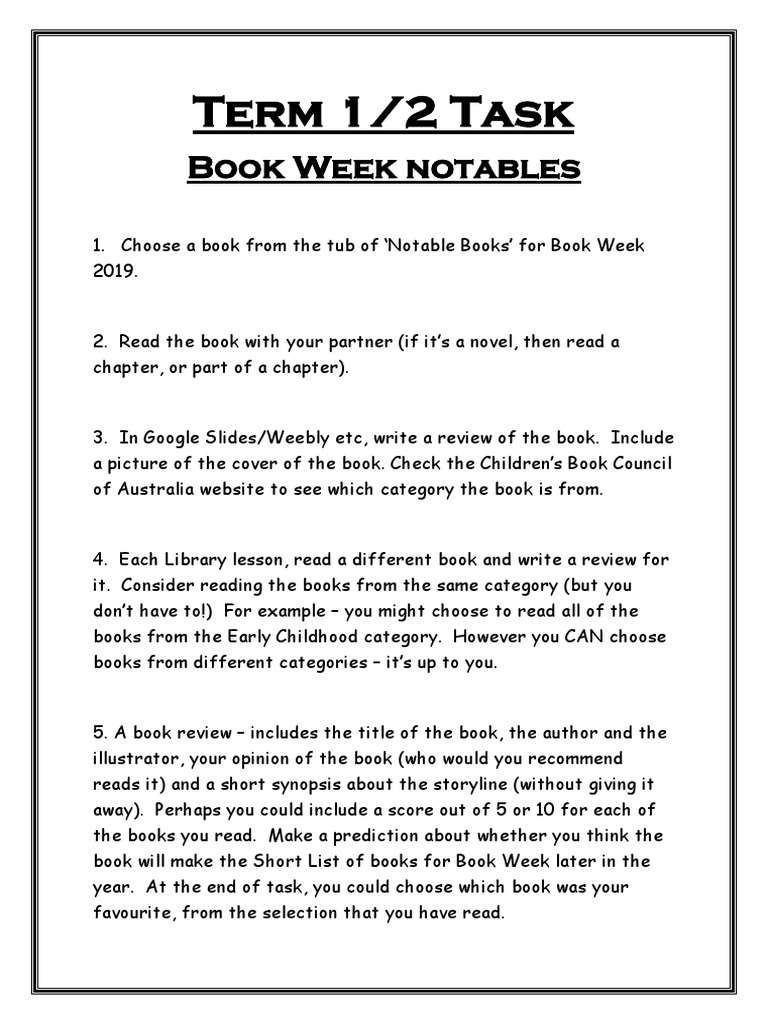 2019 Term 1 Task Stage 3 | PDF