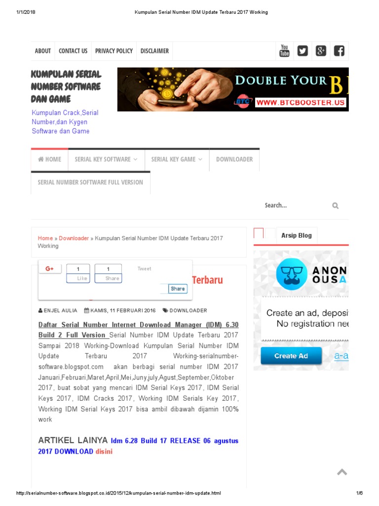 Kumpulan Serial Number Software Dan Game | PDF | Digital Technology ...