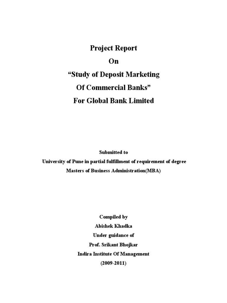 Indira Institute of Management Cover Page | Download Free PDF | Banks ...