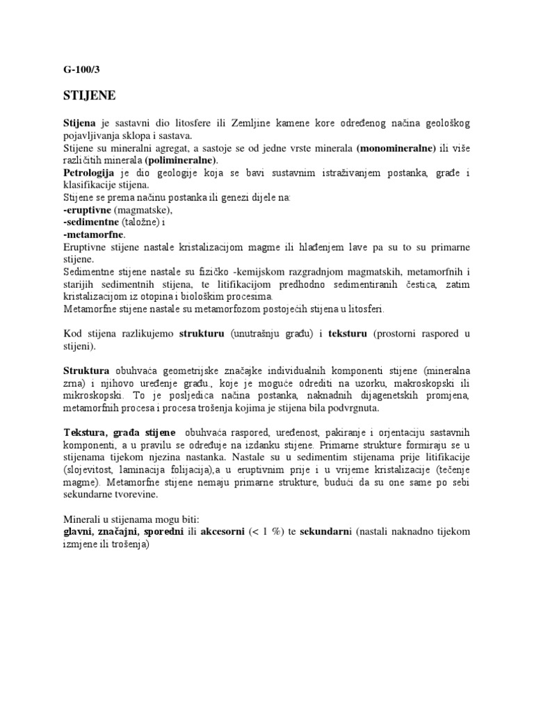 Stijene | PDF
