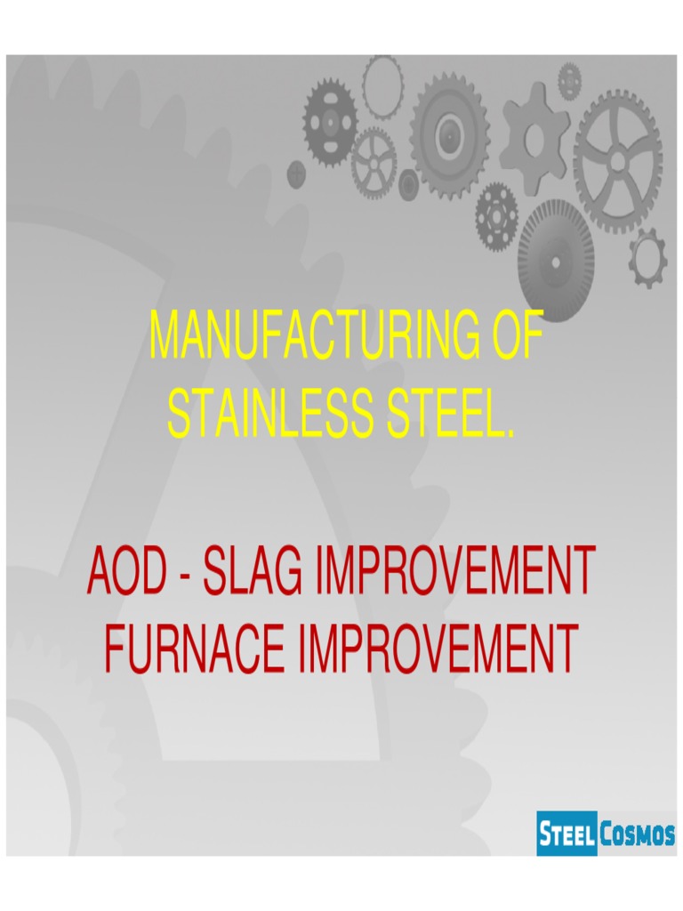 Stainless Steel AOD Operation and Slag Optimisation PDF | PDF ...