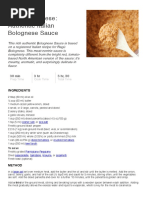 Mighty Meaty Pasta Sauce | PDF | Tomato Sauce | Pasta