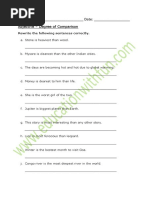 Subject Verb Agreement: Grade 4 Sentences Worksheet | PDF | Language ...
